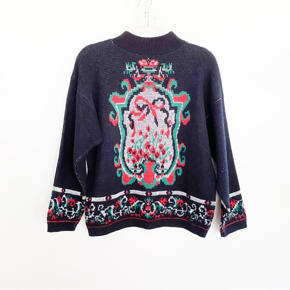 Gitano | Sweaters | Vtg Gitano Knits Christmas Sweater Medium 8s | Poshmark